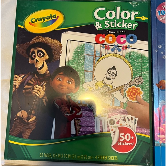 Disney | Toys | Disney Dory Cars Coco Sticker Booksnick Jr Peppa Pig ...